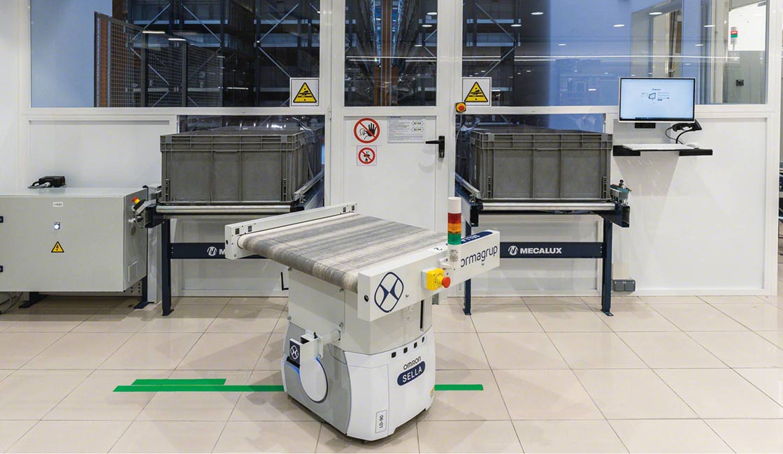 Así funcionan los robots AGV - Mecalux.com.co