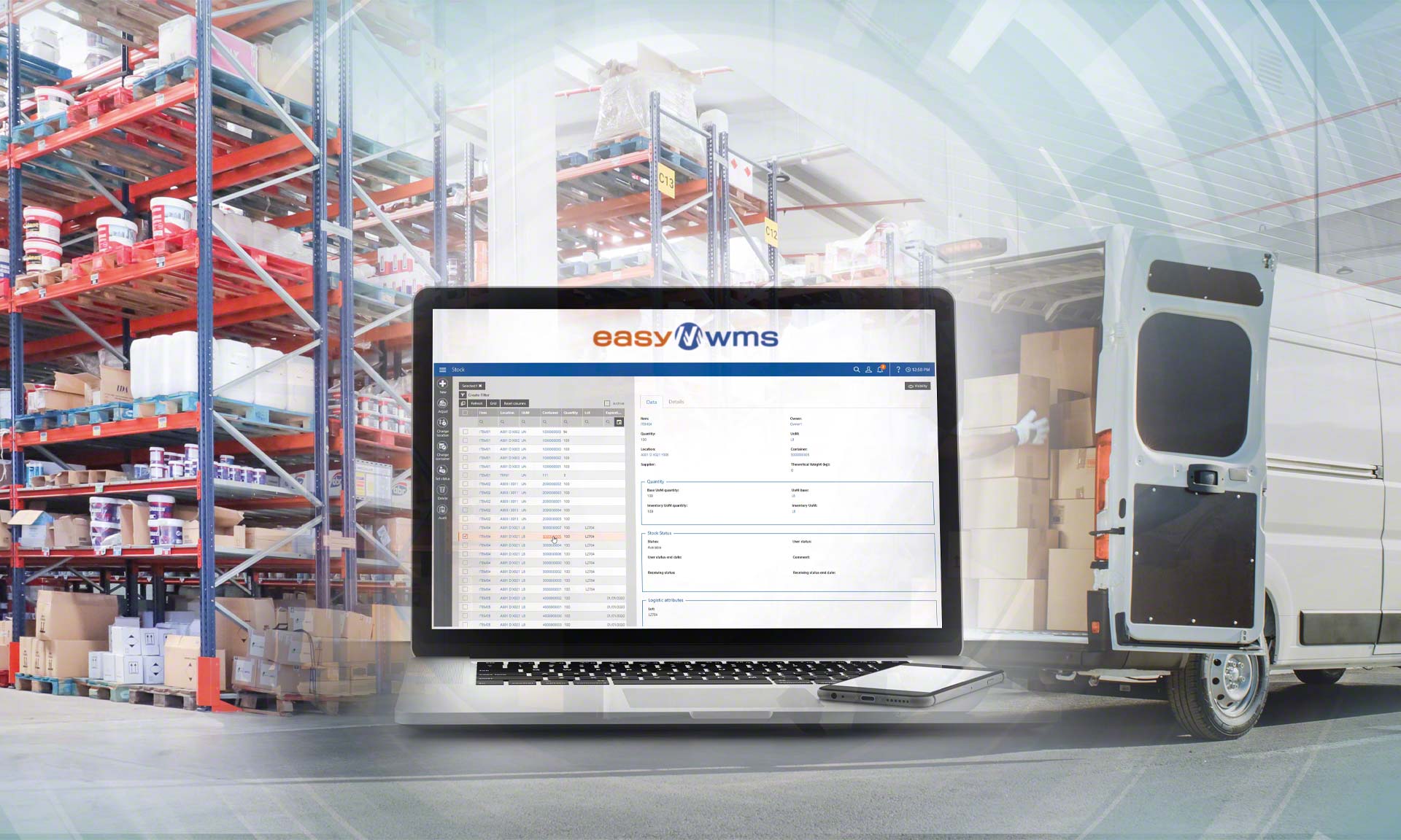 Eurotex digitaliza su bodega de pinturas - Mecalux.com.co